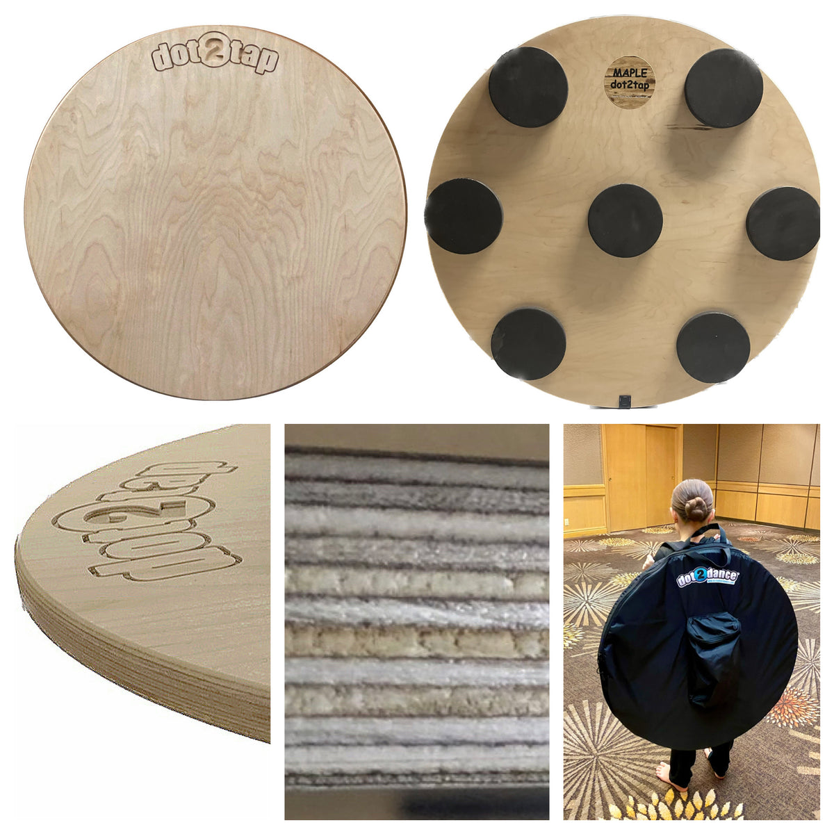 dot2tap Portable SPRUNG Tap Board with Travel Backpack – Dazzle ...